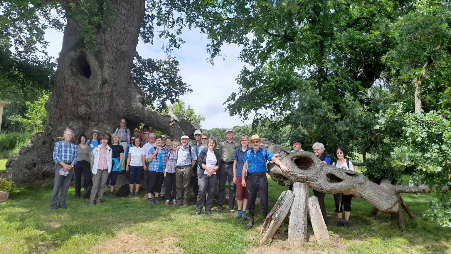 Wandergruppe zur Wolfgangseiche – mit Pilger Rudi Simeth heilsam ...