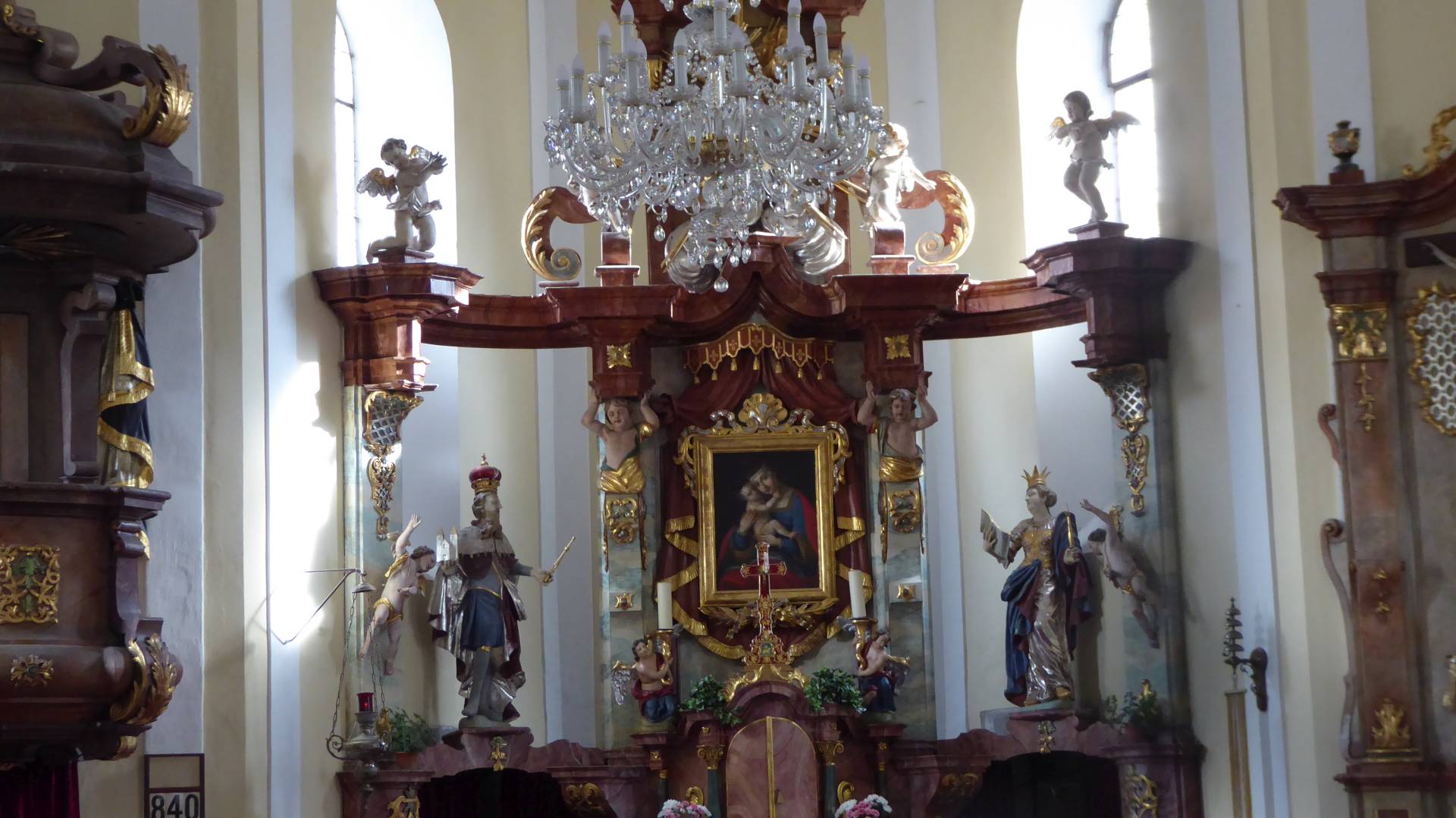 Der ganz eigene Wolfgangsweg unseres Pilgerbruders Rudi Simeth: Regen ...